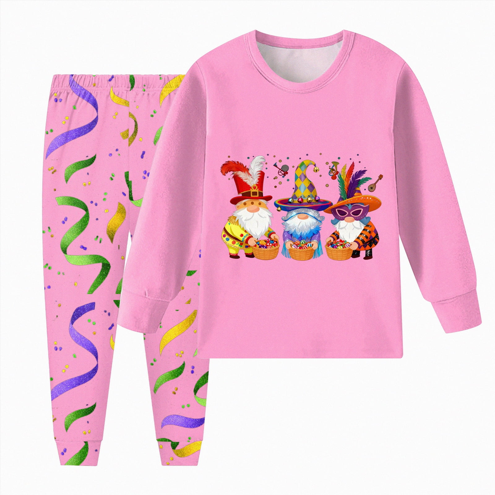 HCNTES Toddler Girls Tie Clothes - Cute Outfits Casual Pullover Long ...