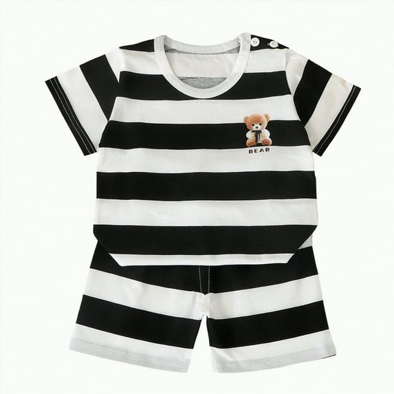 HCNTES Toddler Kids Spring Summer Clothes Little/Big Boy Girl Outfit ...