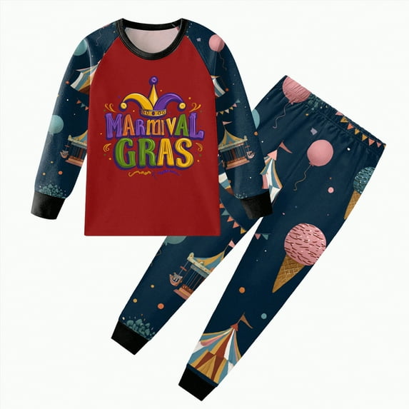 HCNTES Unisex Kids 2 Piece Baselayer Long Sleeve Crew Neck Set | 4-Way ...