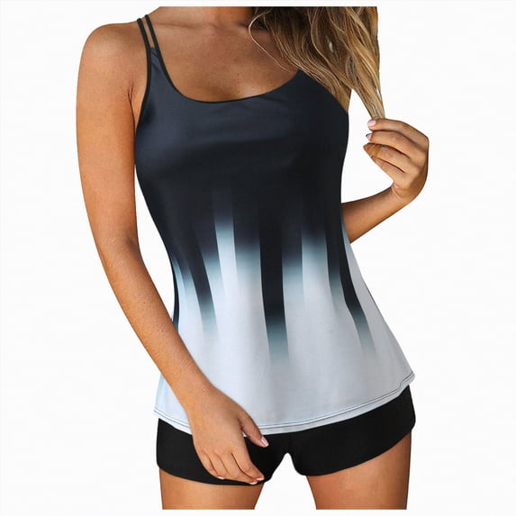 HCNTES Womens Bikini Swimsuit 2026 Trendy Print Loose Fit Bathing Suit ...