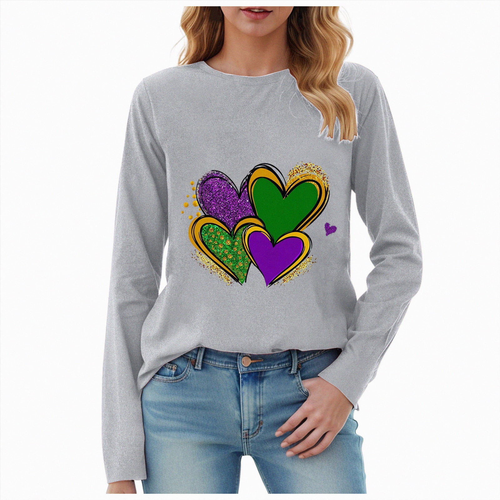 HCNTES Womens Mock Neck Mesh Tops Western T Shirts Long Sleeve Layering ...