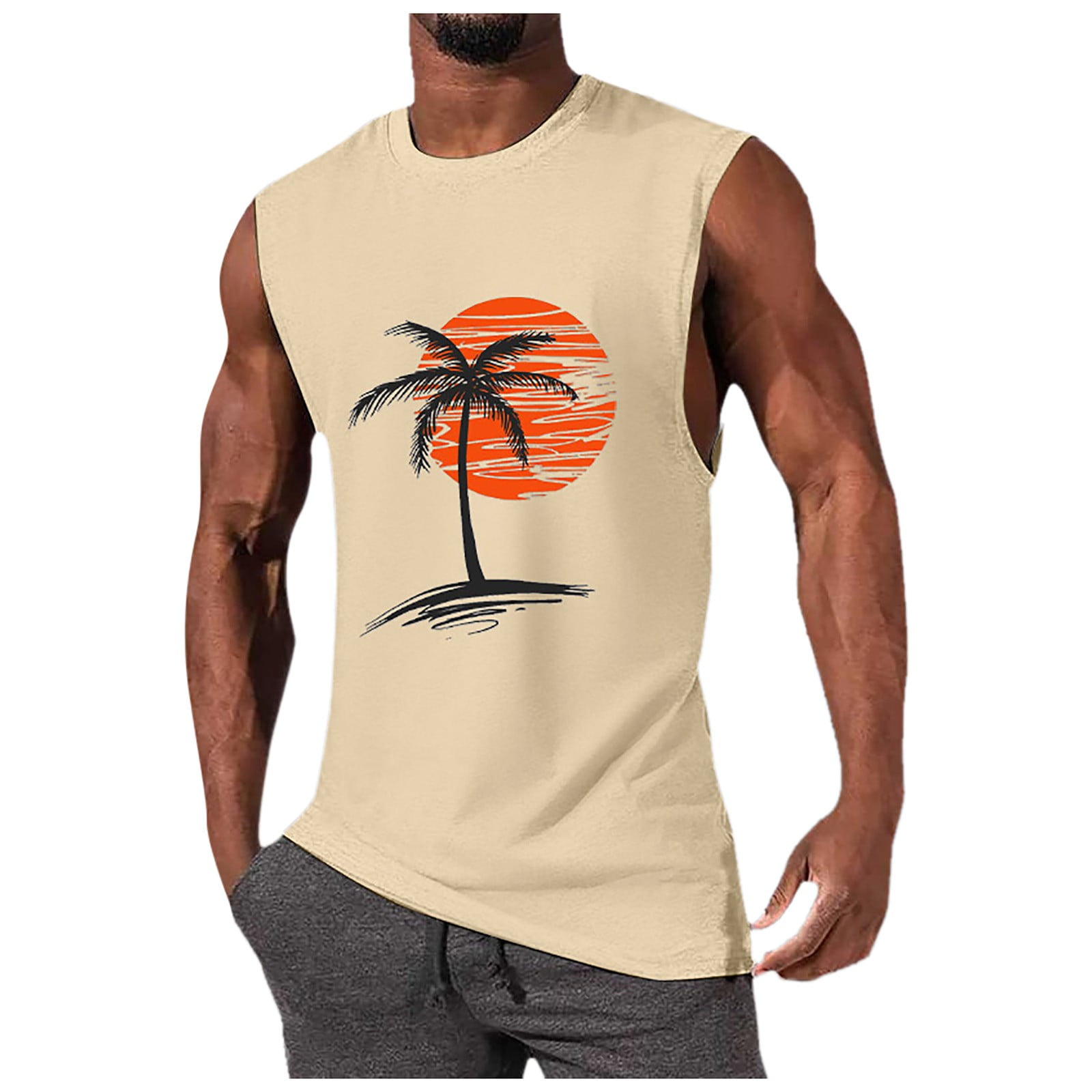 HCNTES mens Cotton Tank Pack, Moisture-wicking Ribbed Tanks ...