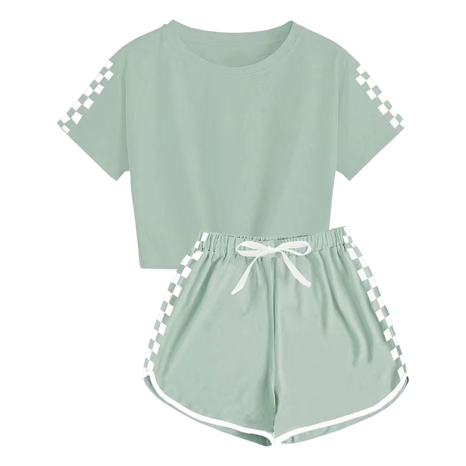HCPDER Girls Shirts Size 10-12 Girls Two Piece Outfits Kids Summer ...