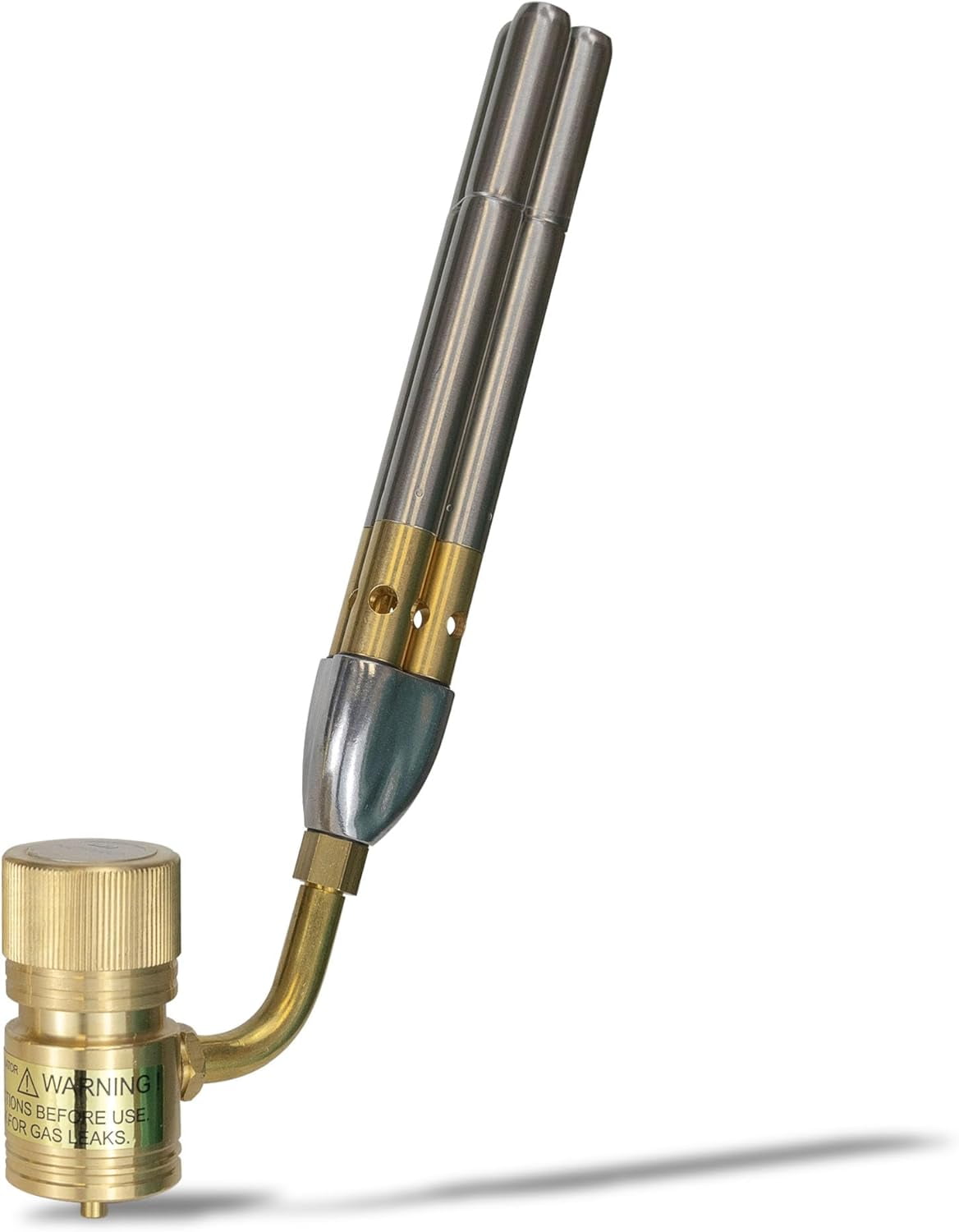 HCPRO BLAZE HCBZT3 Triple Flame Swivel Pro Hand Torch Compatible with Propane/Mapp Gas, 3 Tip ...