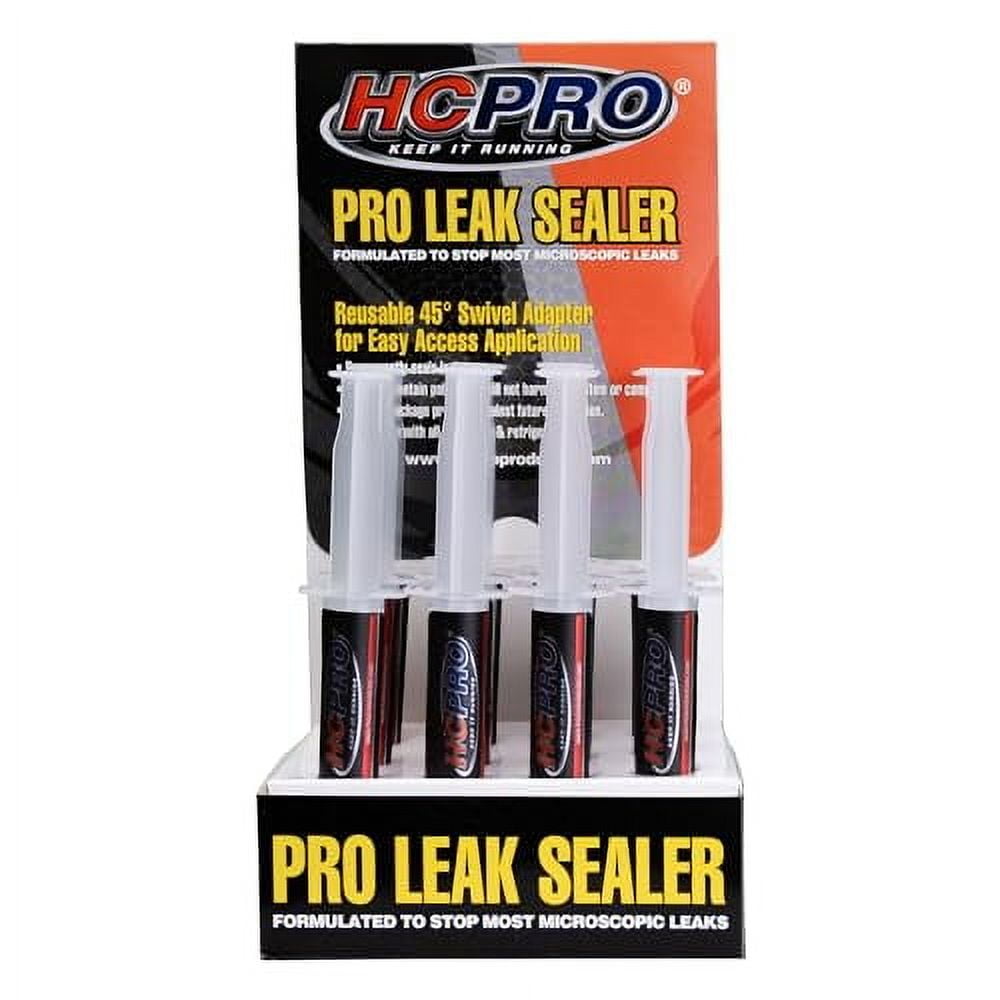 HCPRO HCLEAK12R Pro Leak Sealer with 45° Swivel Adapter for Easy Access ...