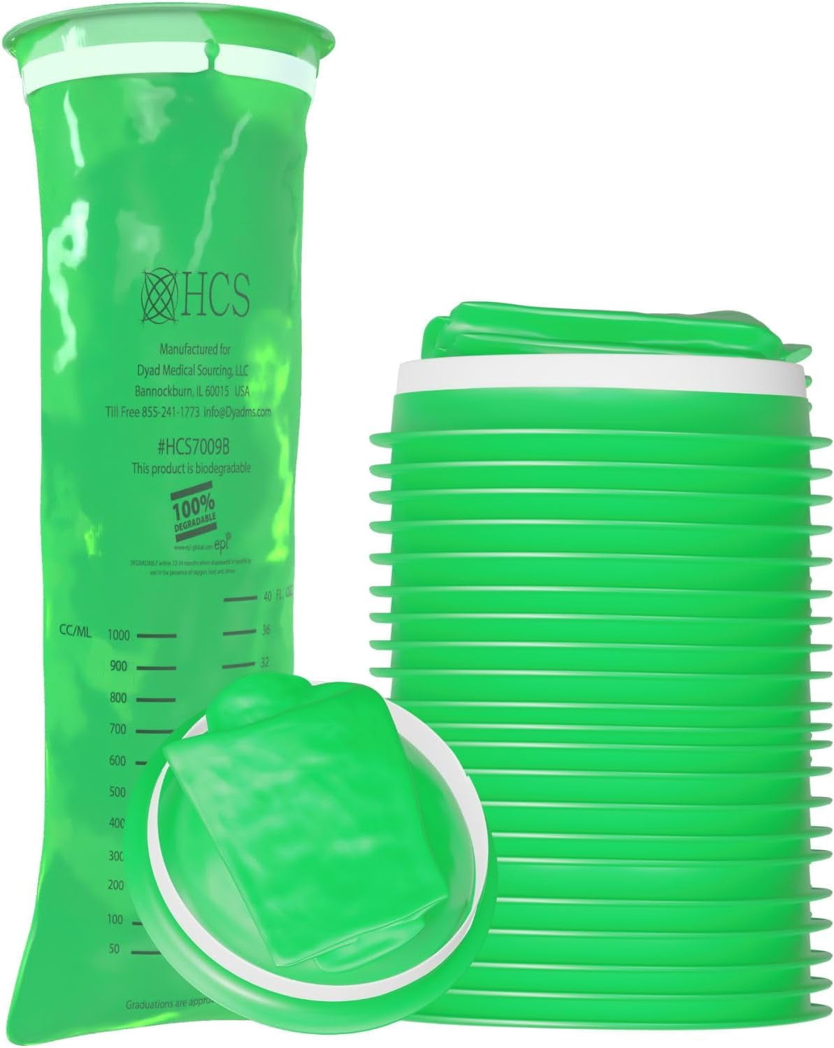 HCS Emesis Bags Disposable - Eco-Friendly, Premium, Hospital Grade ...