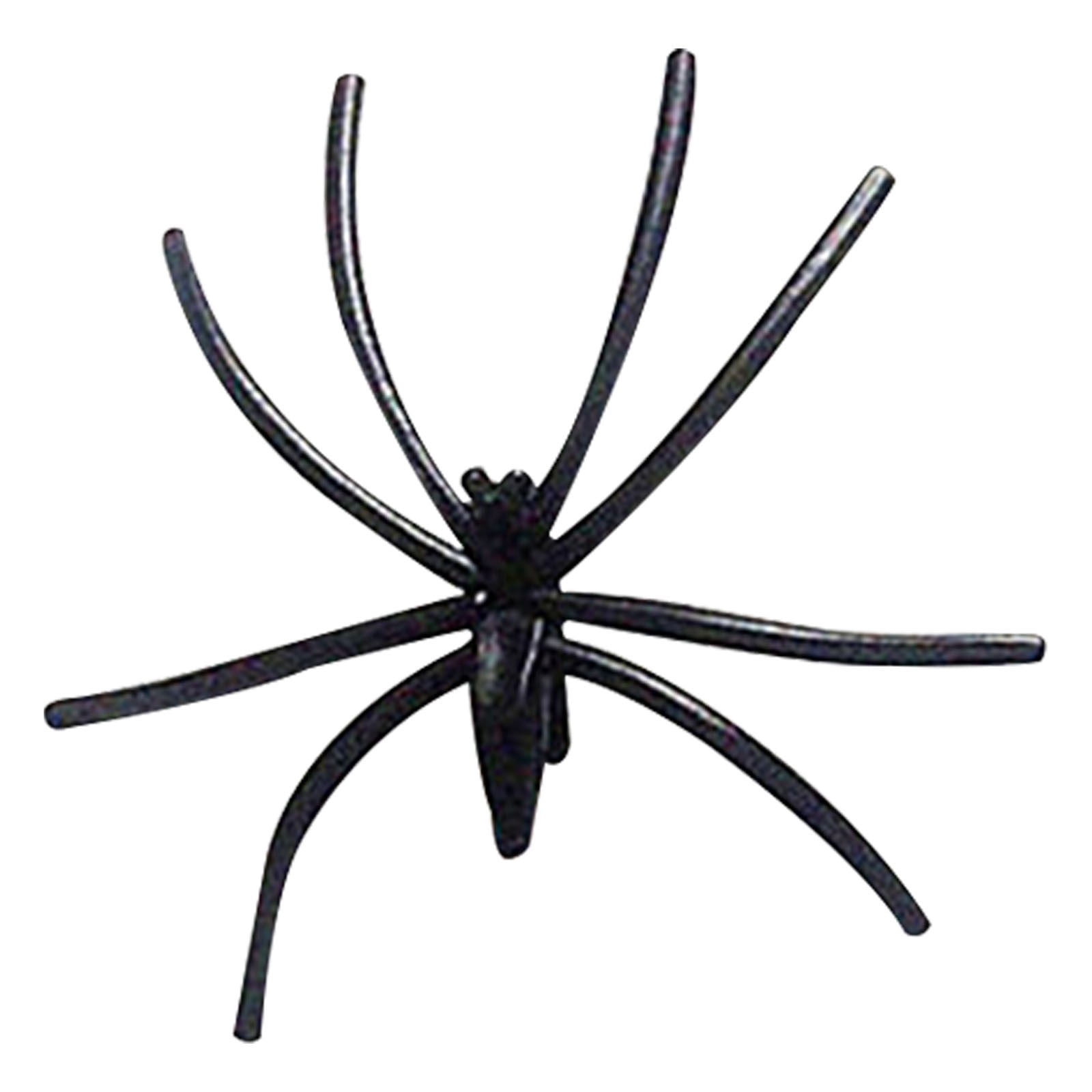 HCTSHG 100PCS Realistic Spider Halloween Decoration, Plastic Mini ...