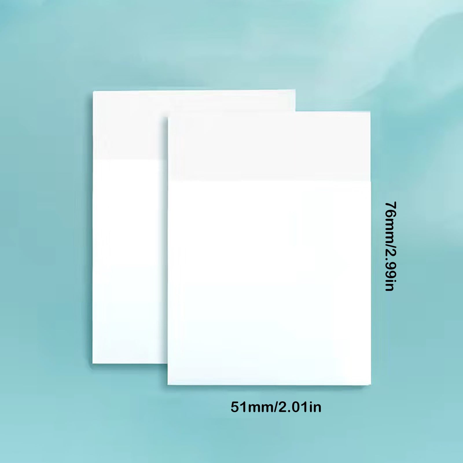 HCTSHG 2”x3” 50 Sheets See Through Sticky Notes Sticky Notes ...