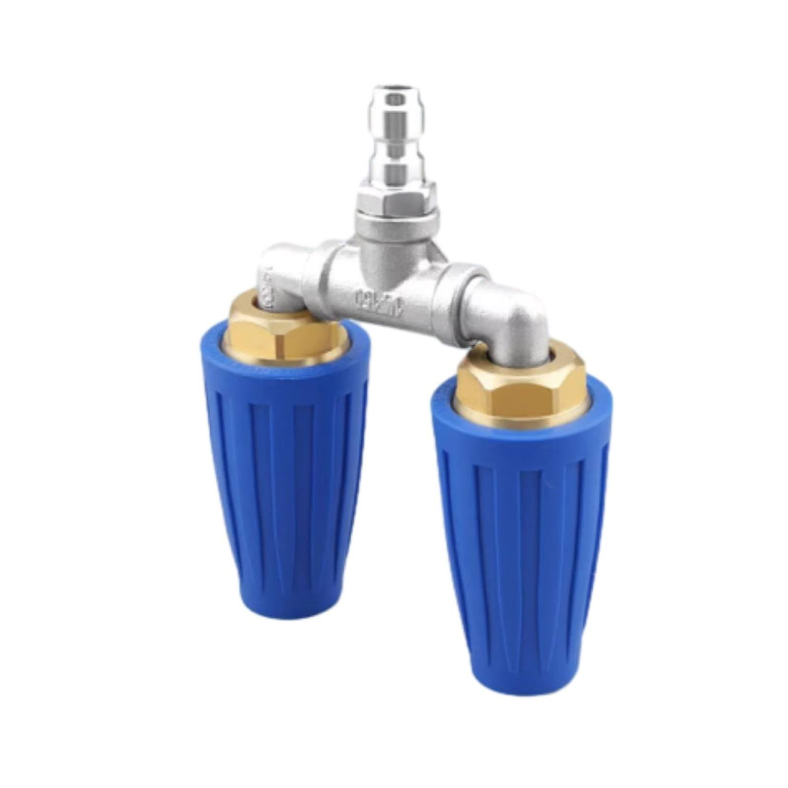 HCTSHG 360° Dual Turbo Nozzle Pressure Washer, Max. 4000 PSI Rotating Power Washer Tips for ...