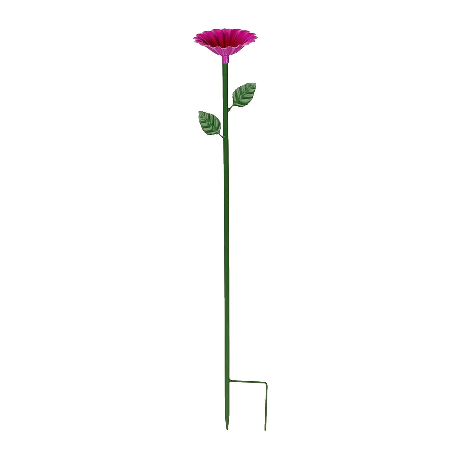 HCTSHG Butterfly & Bird Garden Ground Stakes - Rustic Metal Floral ...