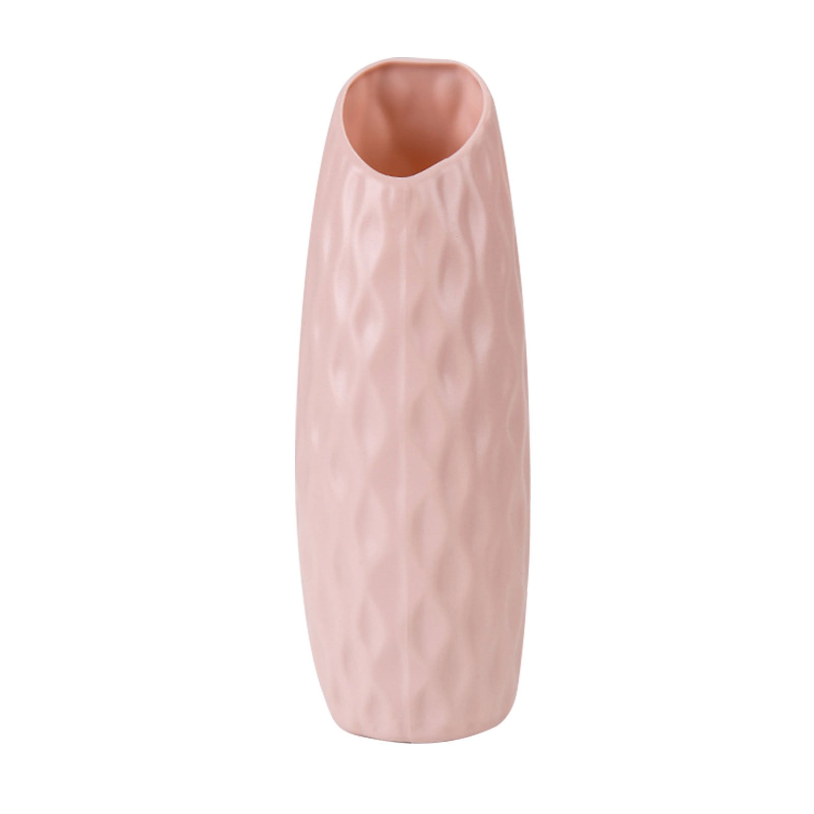 HCTSHG Ceramic Look Plastic Vase, Origami Shape Minimalist Vase ...