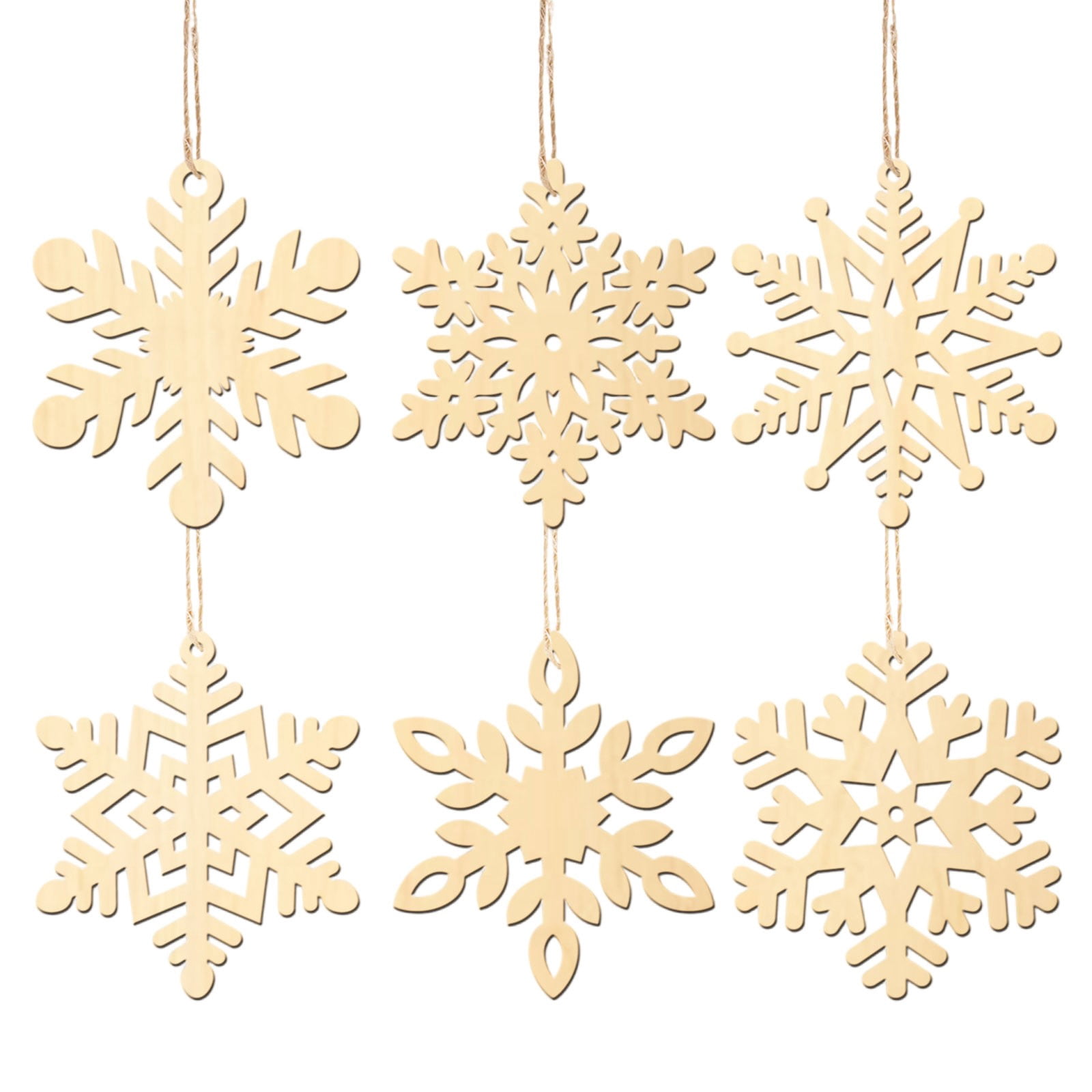 HCTSHG Christmas Cut Snowflake Ornament, Creative Hanging Craft ...
