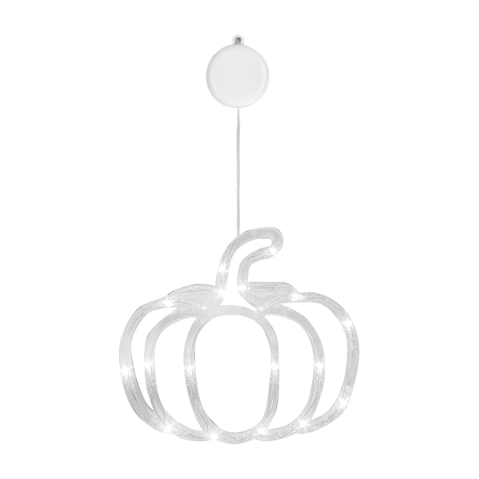 HCTSHG Fall Window Decorations Maple Leaf Lights, Battery Operated ...