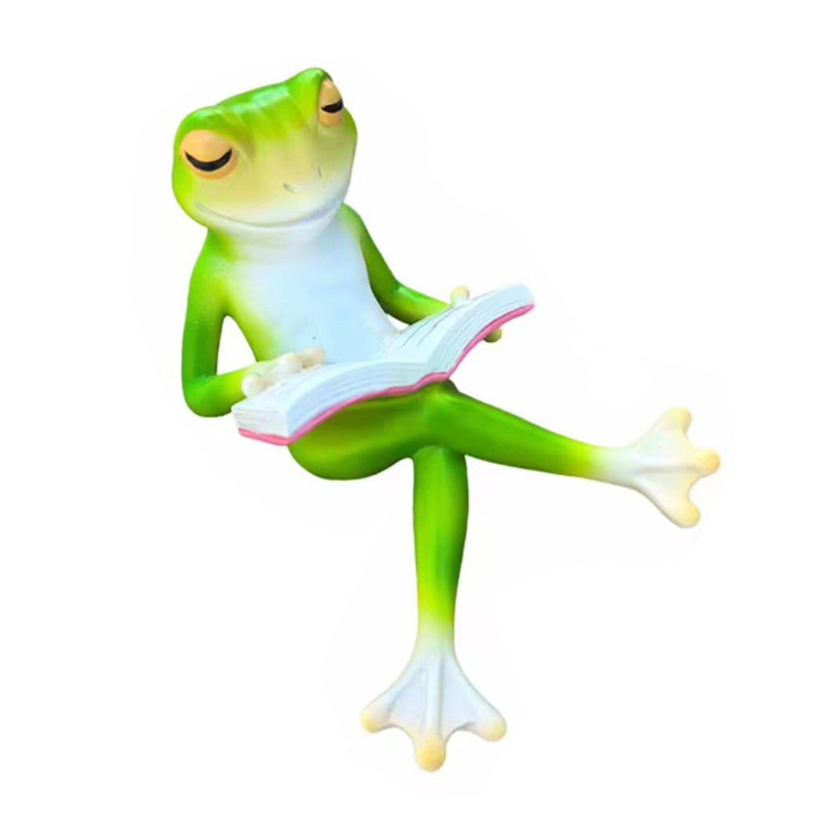 HCTSHG Frog Figurines Plant Hangers Decorations for Pots, Miniature ...