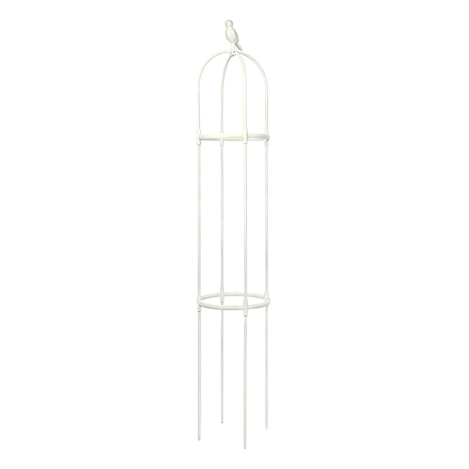 HCTSHG Garden Trellis for Climbing Plants, Rustproof Metal Pipe with ...