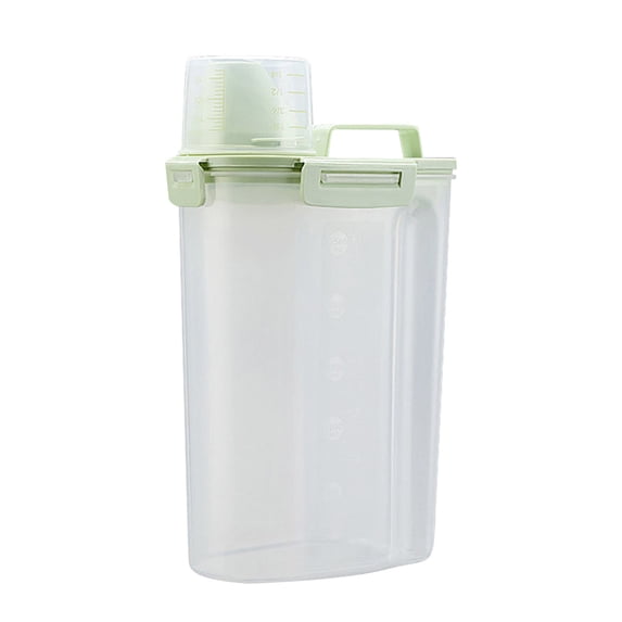 HCTSHG Rice Storage Cereal Container Dispenser, Plastic and Airtight ...