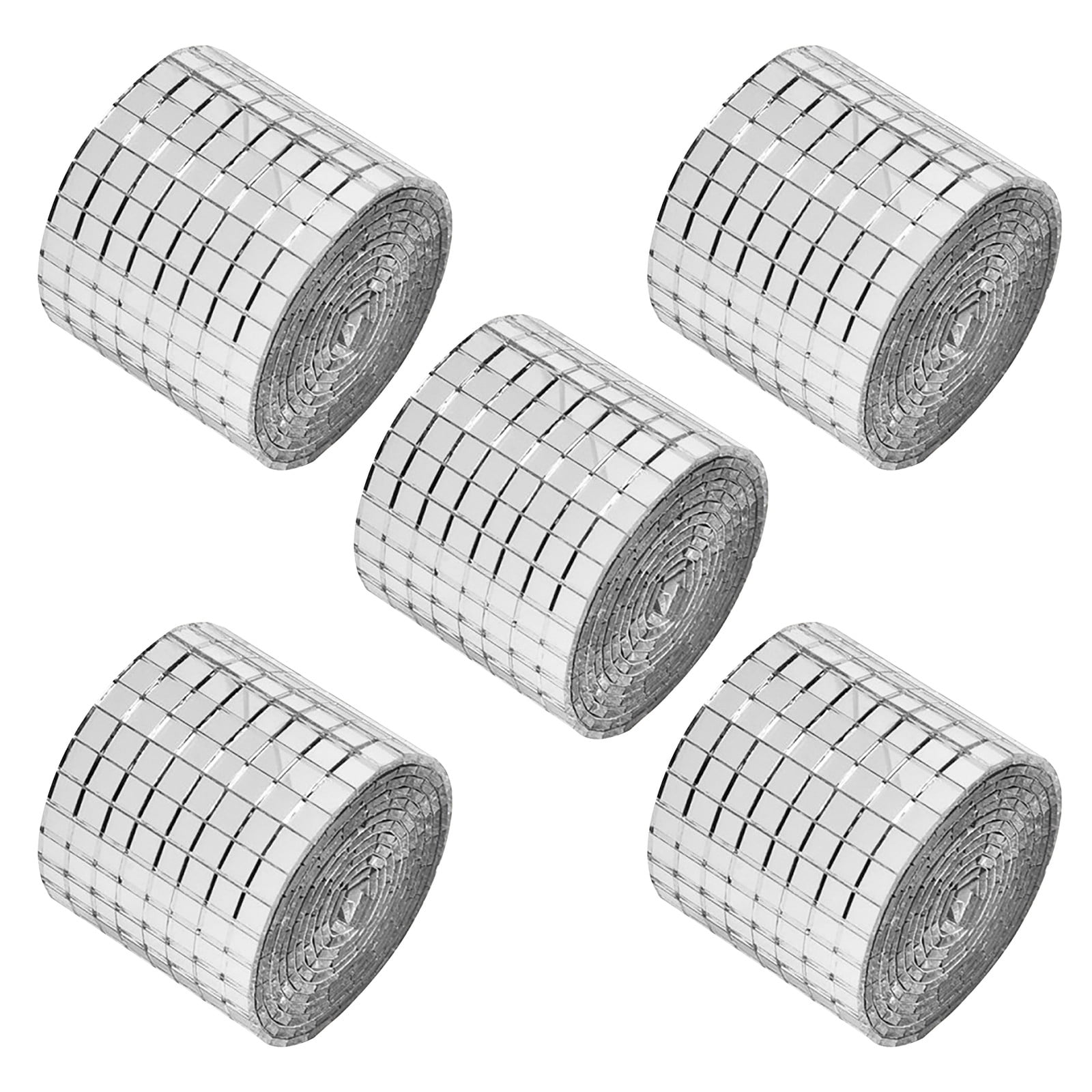 HCTSHG Self Adhesive Mosaic Tiles,Square Mirror Mosaic Tiles with Peel ...