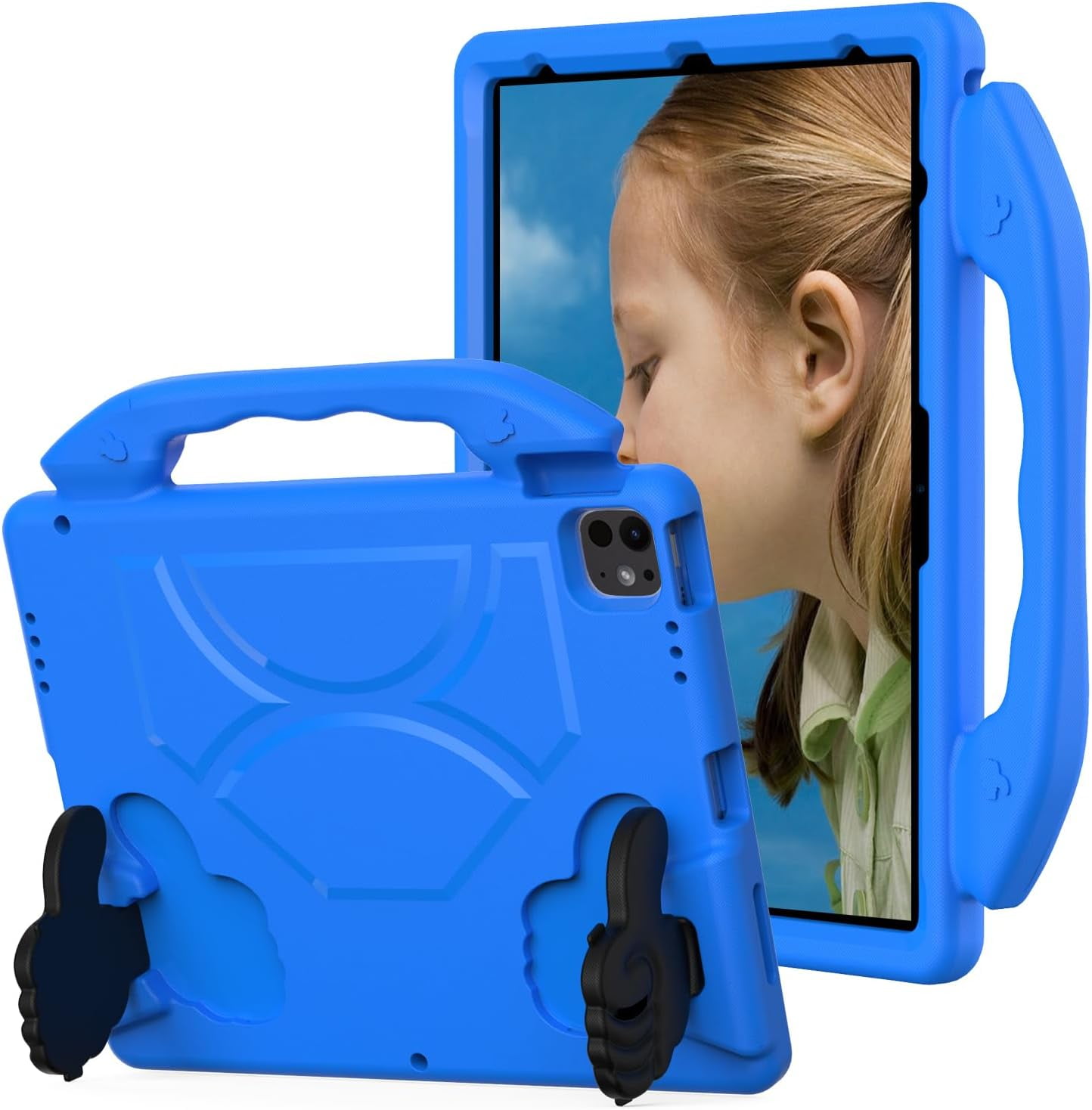 HCTian Compatible with iPad Air 13inch 2024 (M2)/Air 13inch 2025 (M3) Kids Case,Impact-Resistant ...