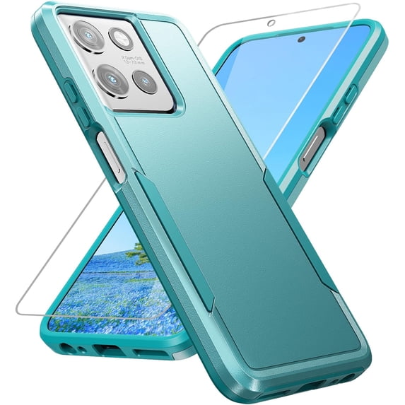 HCTian for Moto G 2025 Case, with HD Screen Protector [Military Grade ...