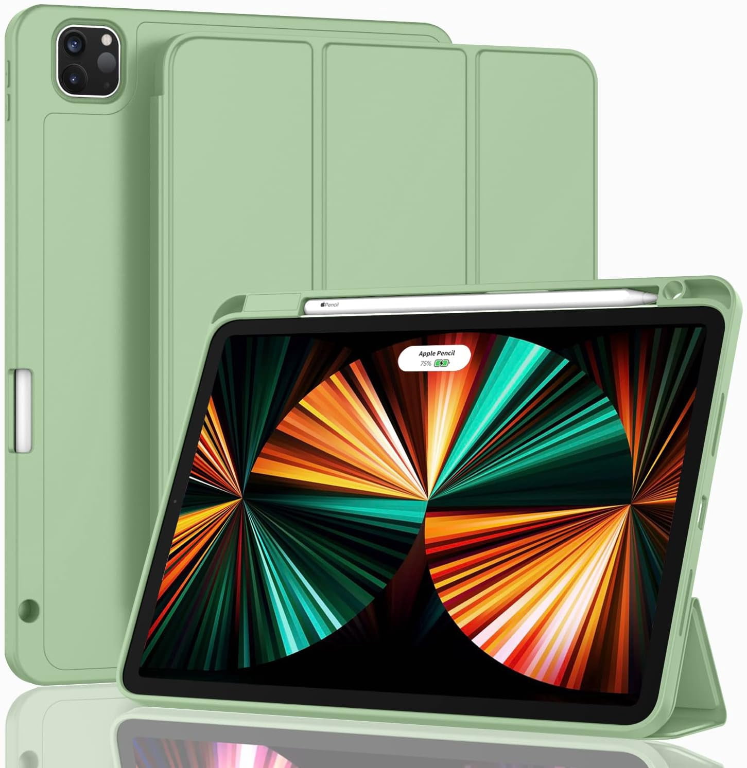 HCTian New iPad Pro 12.9 Inch Case 2022/2021/2020(6th/5th/4th Gen) with ...