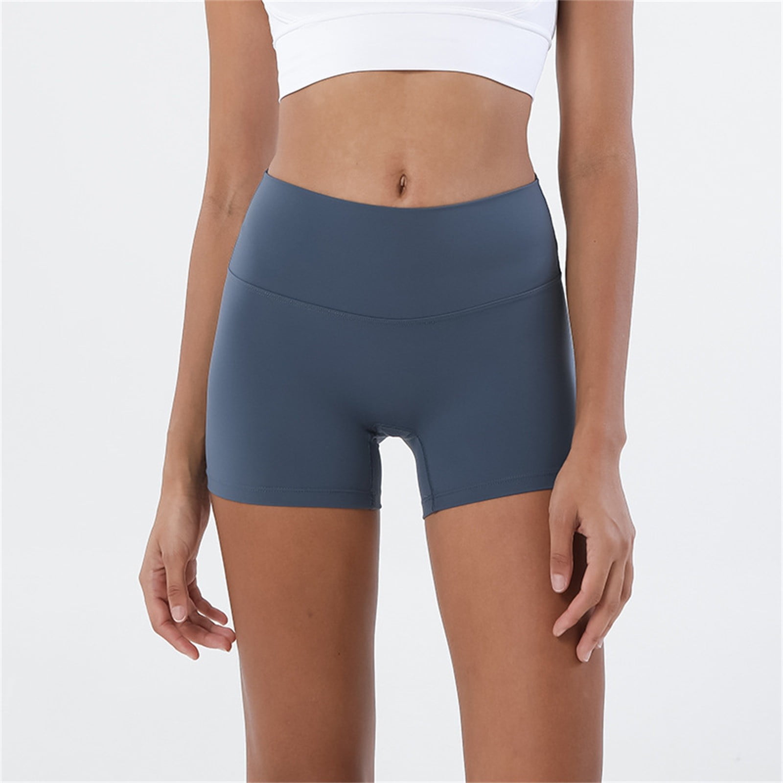 HCURIBAD Clearance! Yoga Shorts, Women's Butt Lift Shorts Pocket High ...