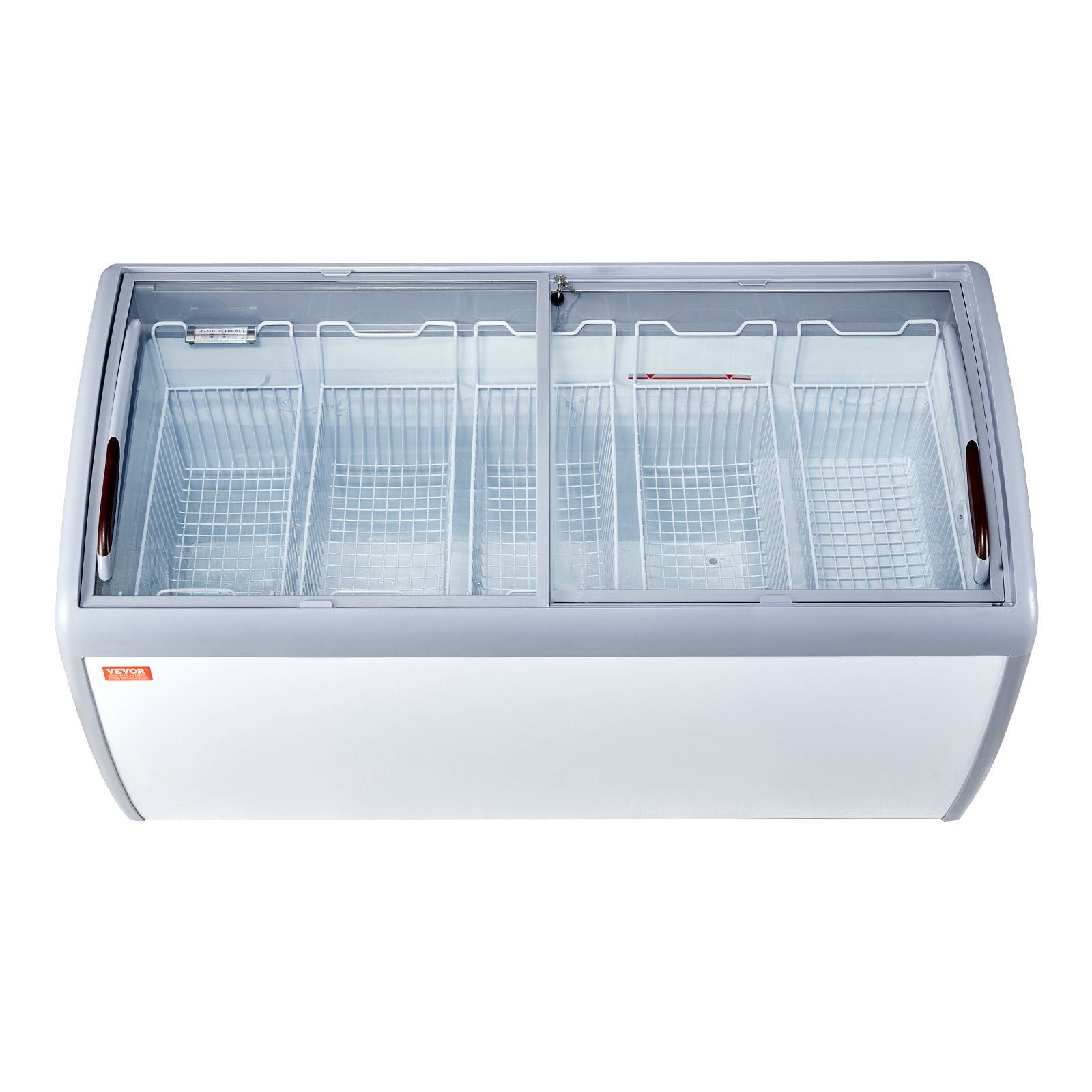 HCY 16.3Cu.ft Commercial Ice Cream Display Case Gelato Dipping Freezer ...