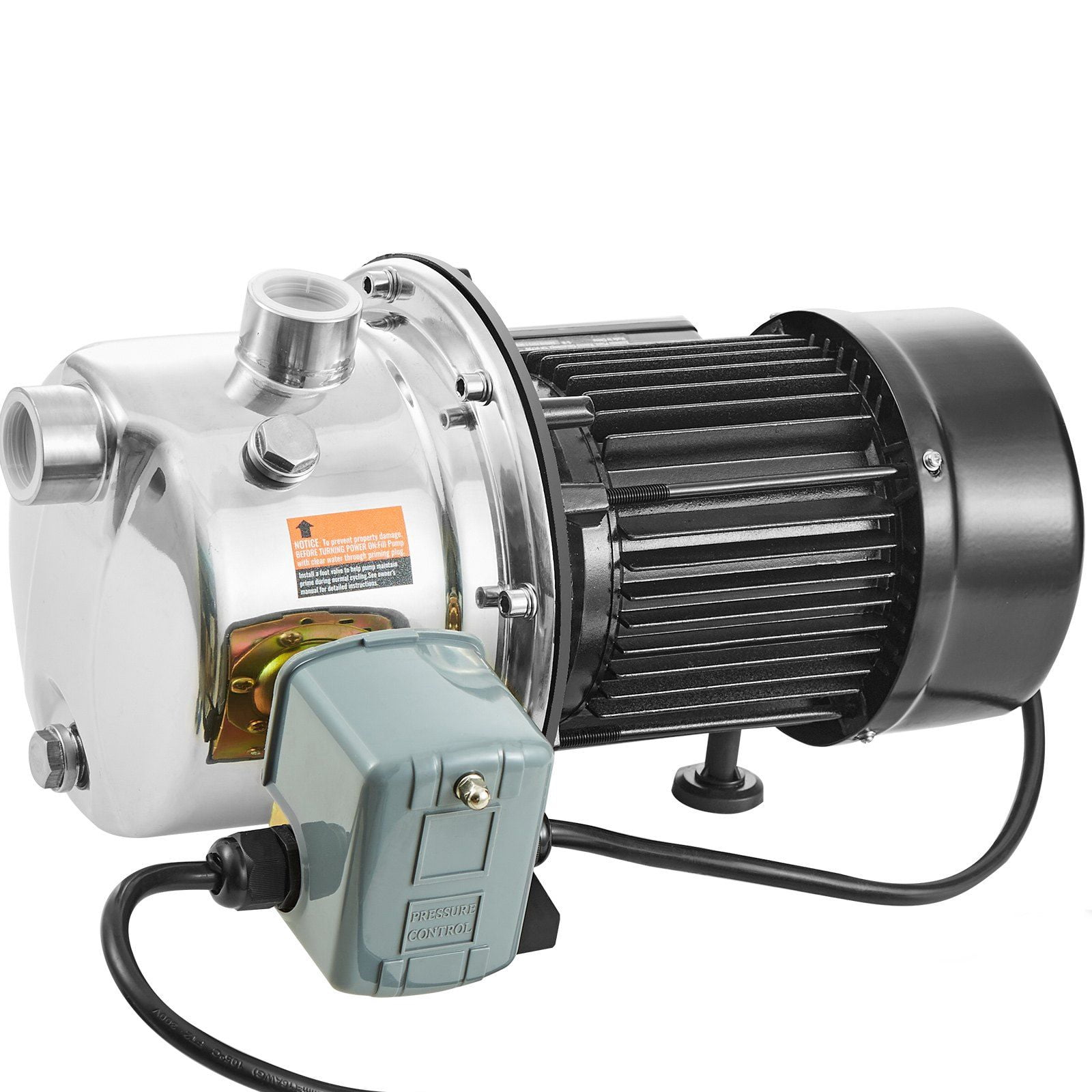 HCY 1HP SUS304 Stainless Steel Shallow Well Jet Pump, 115 Volt, 18.5 ...