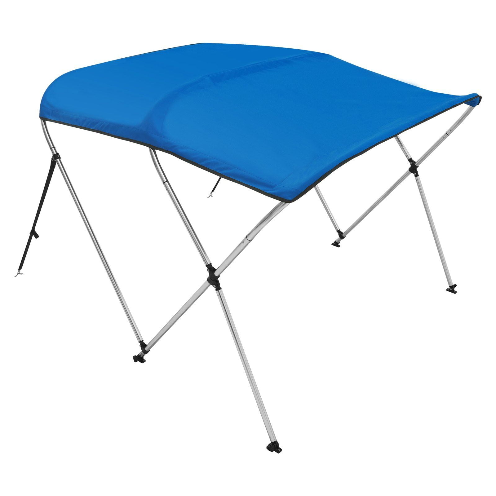 HCY 3 Bow Bimini Top Boat Cover, 900D Polyester Canopy with 1" Aluminum ...