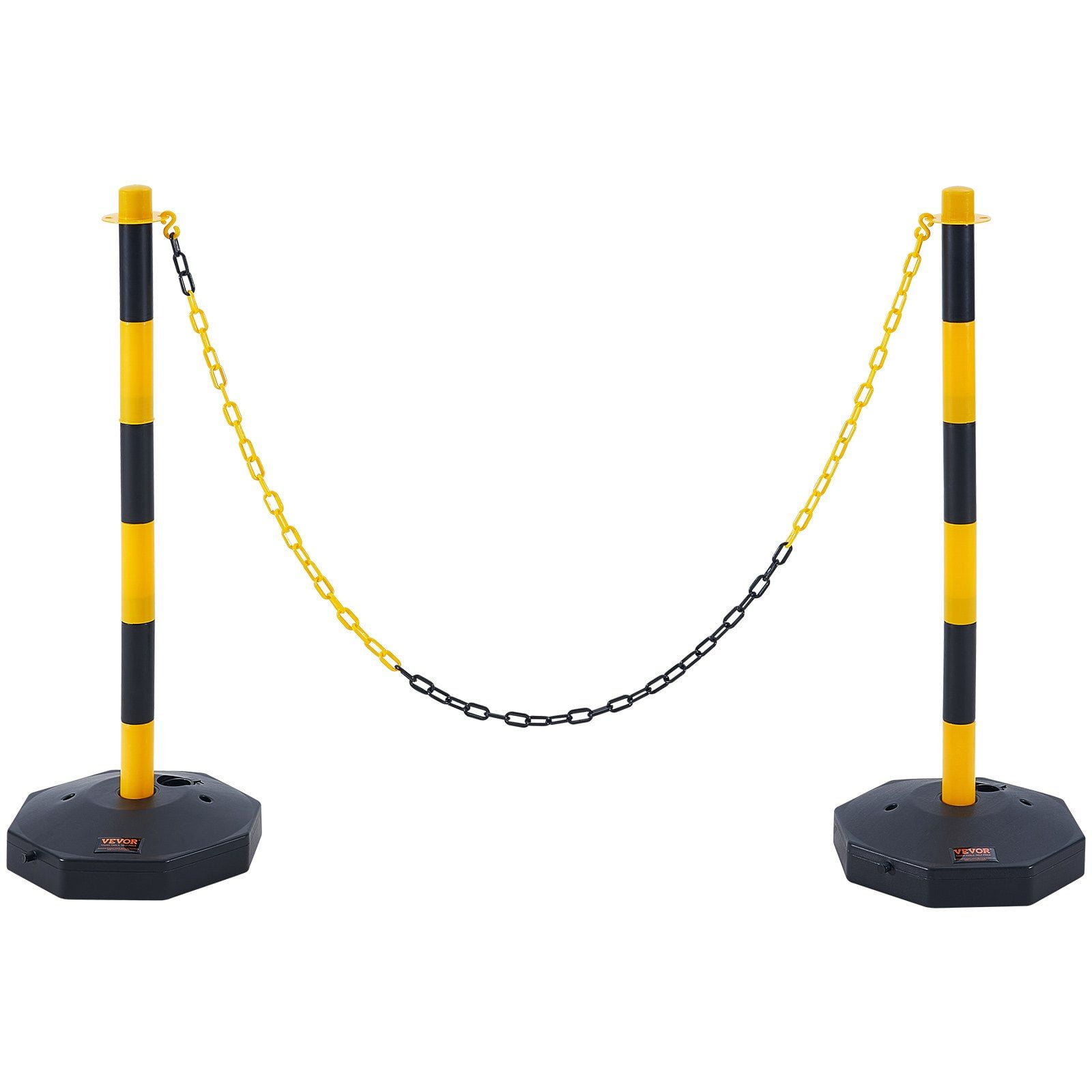 HCY Adjustable Traffic Delineator Post Cones, 2 Pack, Traffic Safety ...