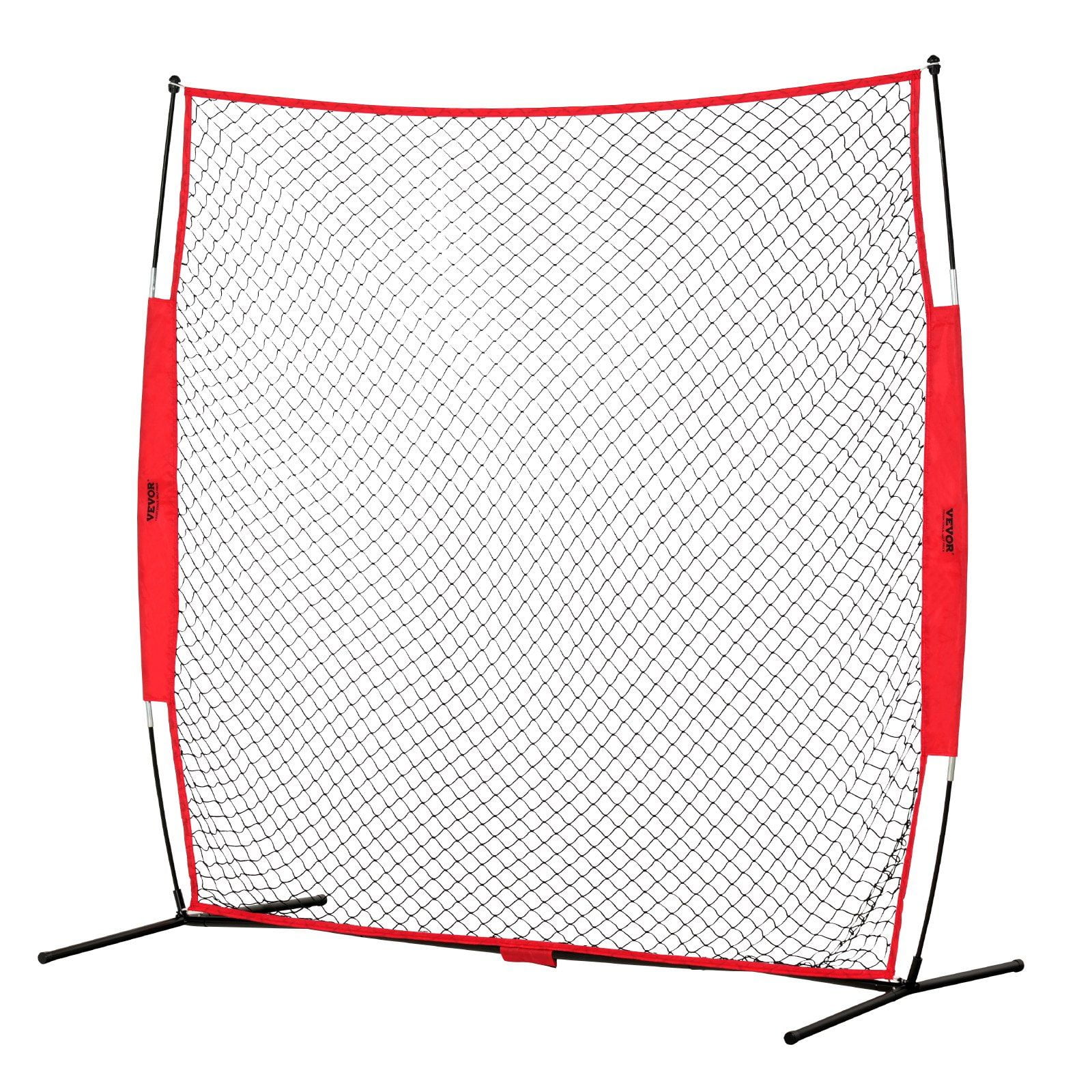 HCY Barricade Backstop Net, 7x7 ft Ball Sports Barrier Netting ...