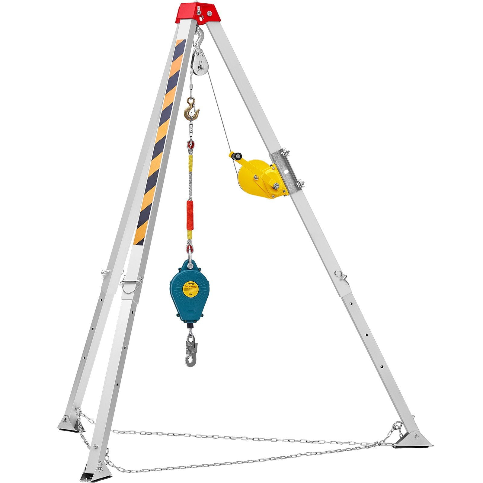 HCY Confined Space Tripod Kit, Confined Space Tripod 7' Legs and 98 ...