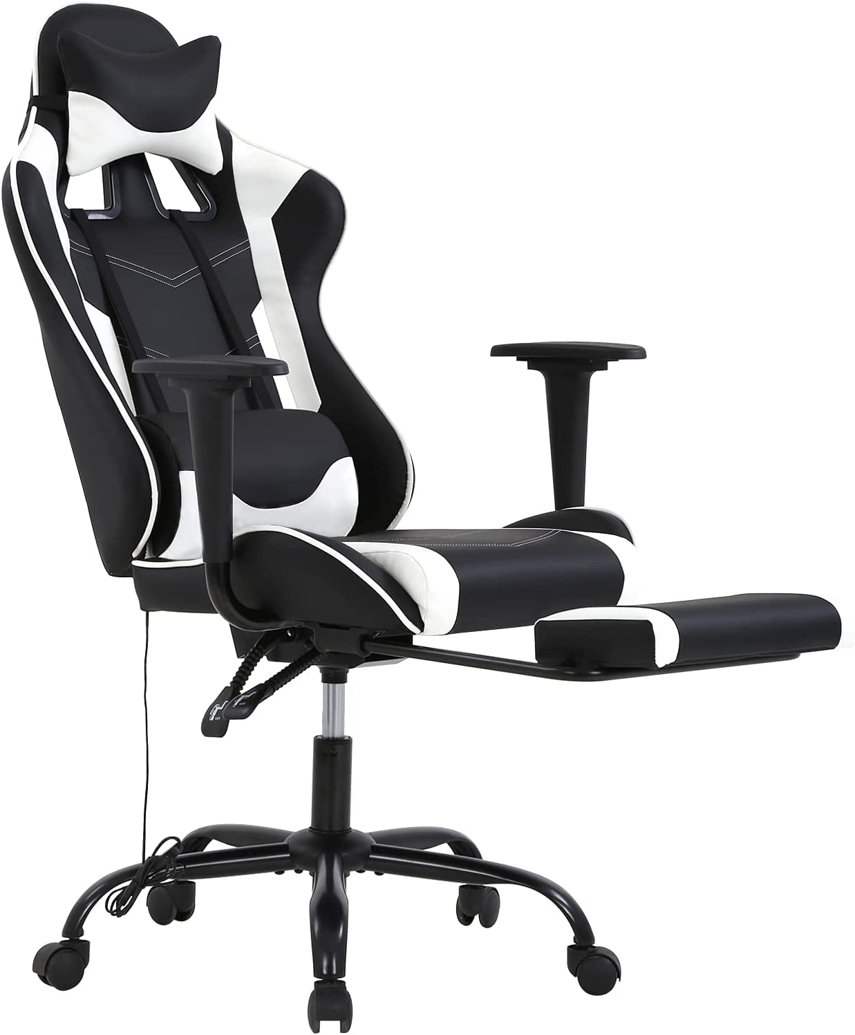 HCY High Back Gaming Chair Ergonomic Racing Style Gaming Chair with ...