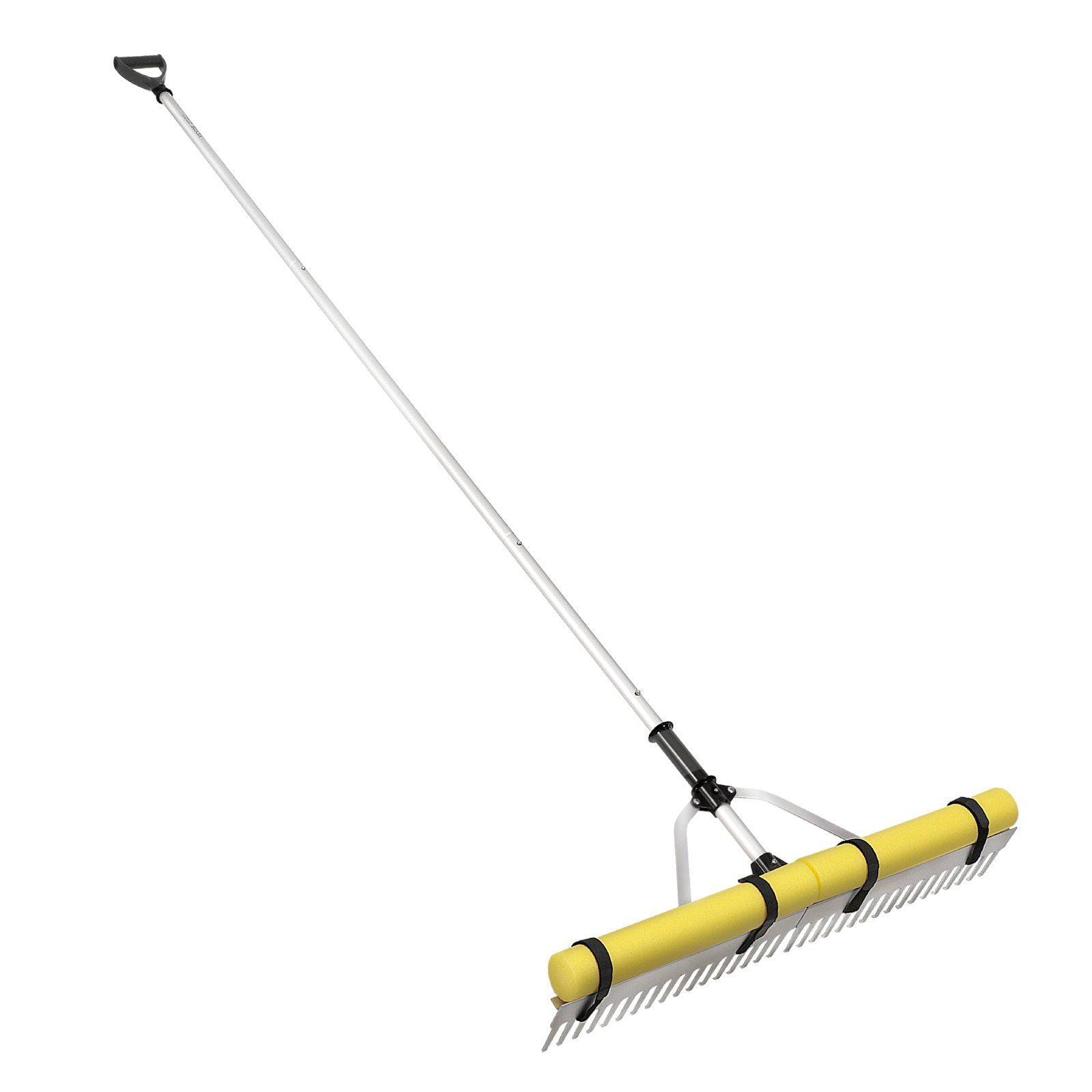 HCY Landscape Rake, 36" Head Aluminum Landscape Rake, Lake Weed Rake ...