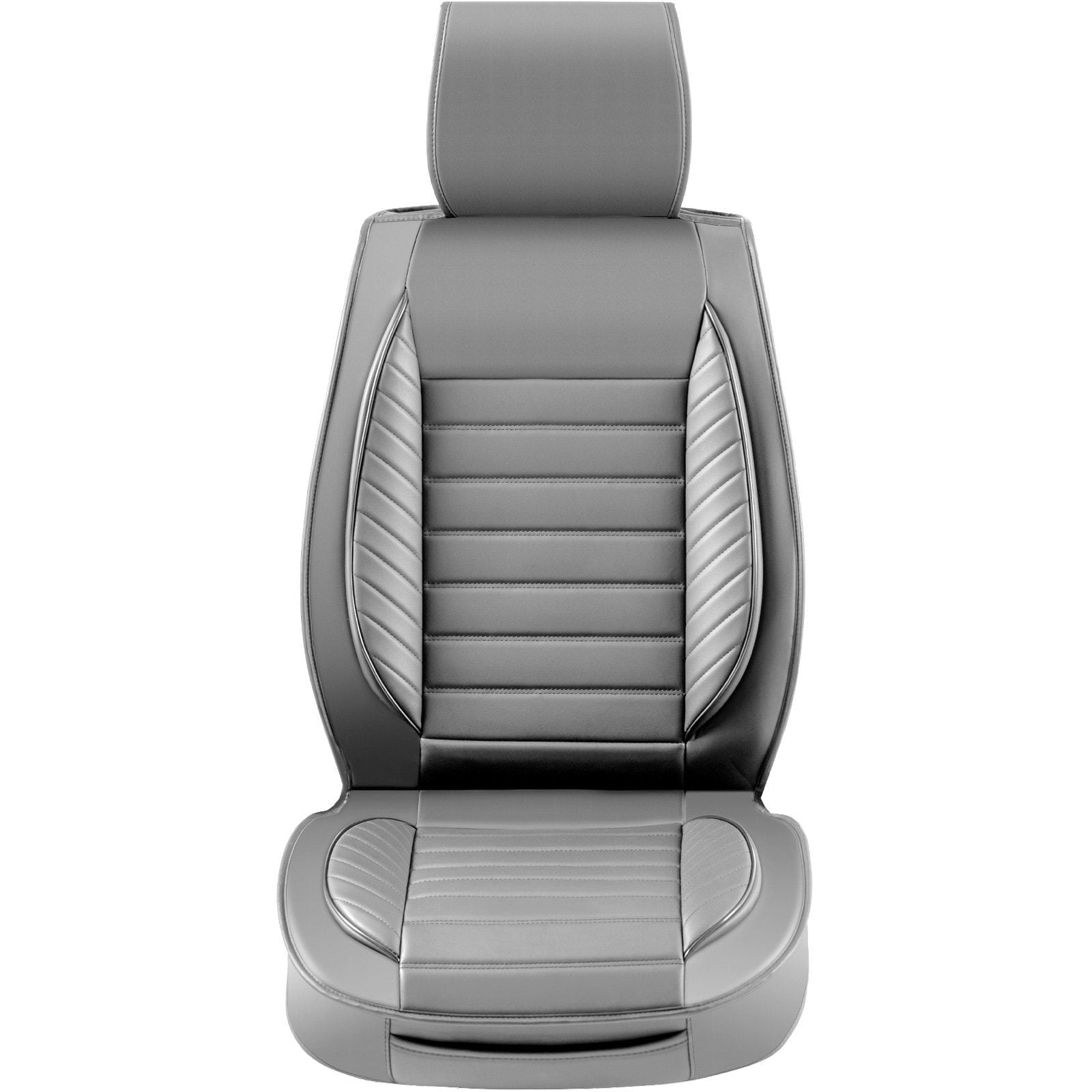 HCY Seat Covers, Universal Car Seat Covers Front Seats, 2pcs Faux ...