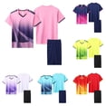 HCYSFG Boys Outfits Summer Athletic Crew Neck Short Sleeve Top Shorts 2 ...