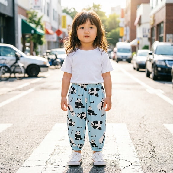 HCYSFG Boys Pants Elastic Waist Long Full Length Trousers Summer Thin ...