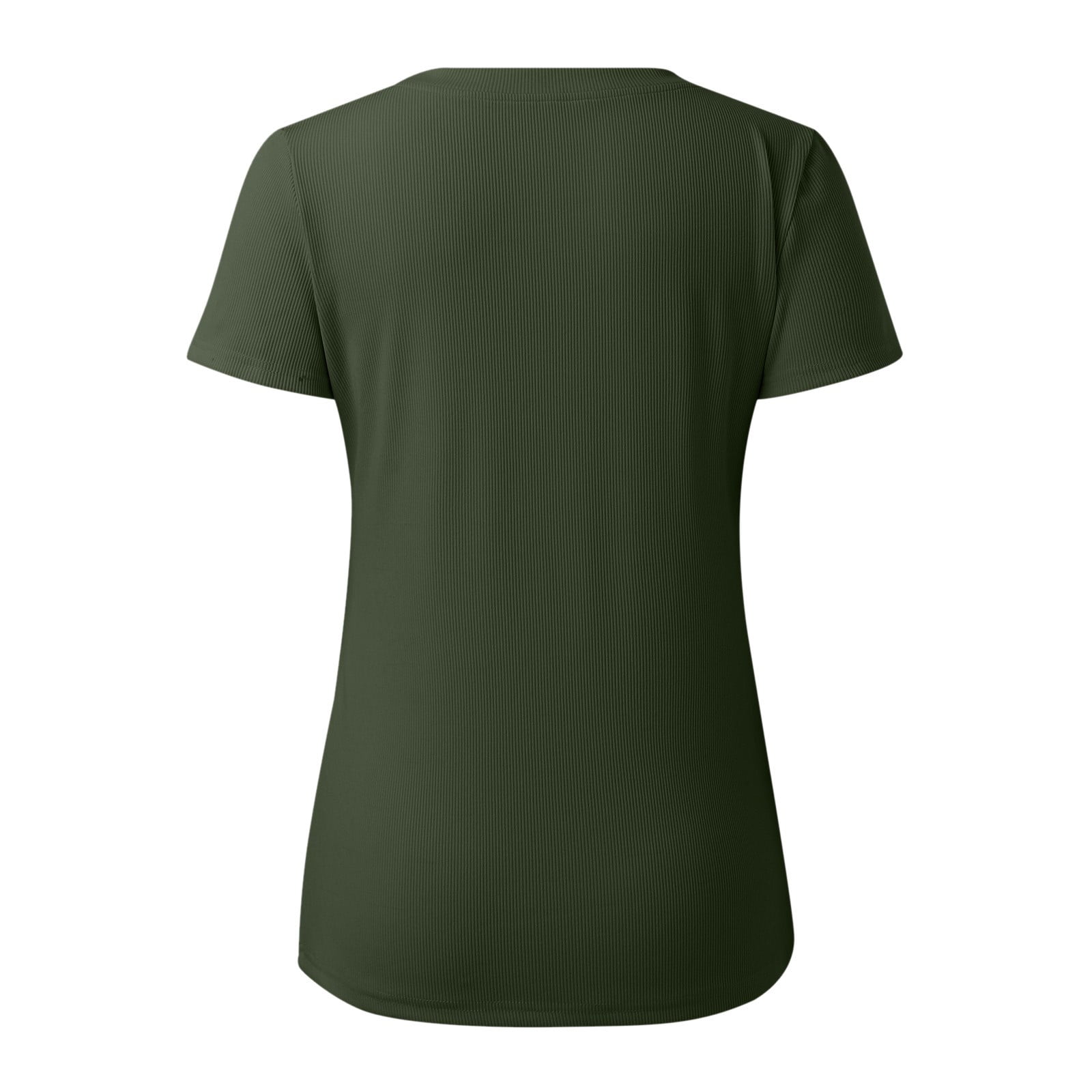 HCYSFG Women Slim Fit Shirt Short Sleeve Square Neck Ribbed Knit Solid ...