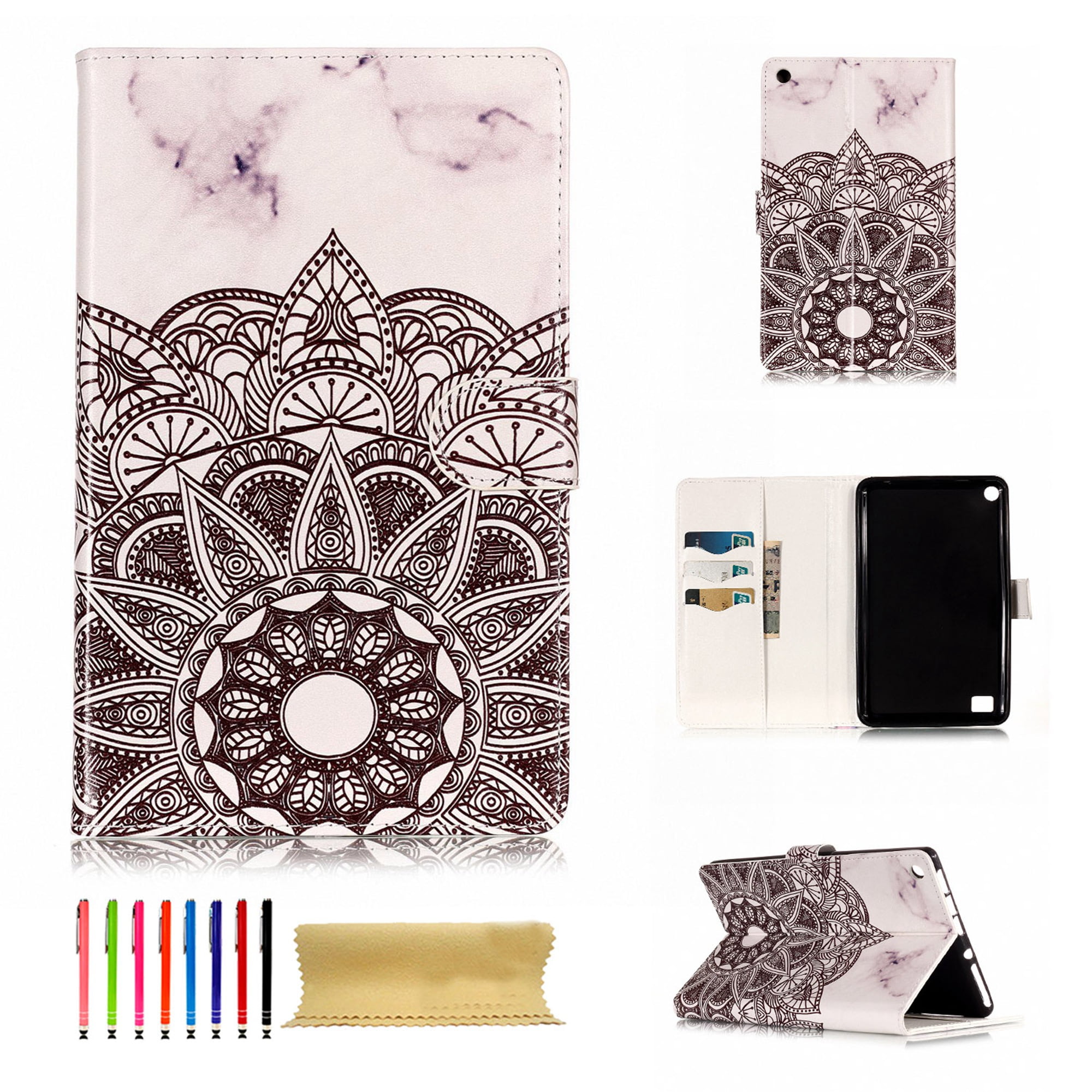 HD 10 Tablet Case, Dteck Slim Flip Folio PU Leather Stand Case Cover ...