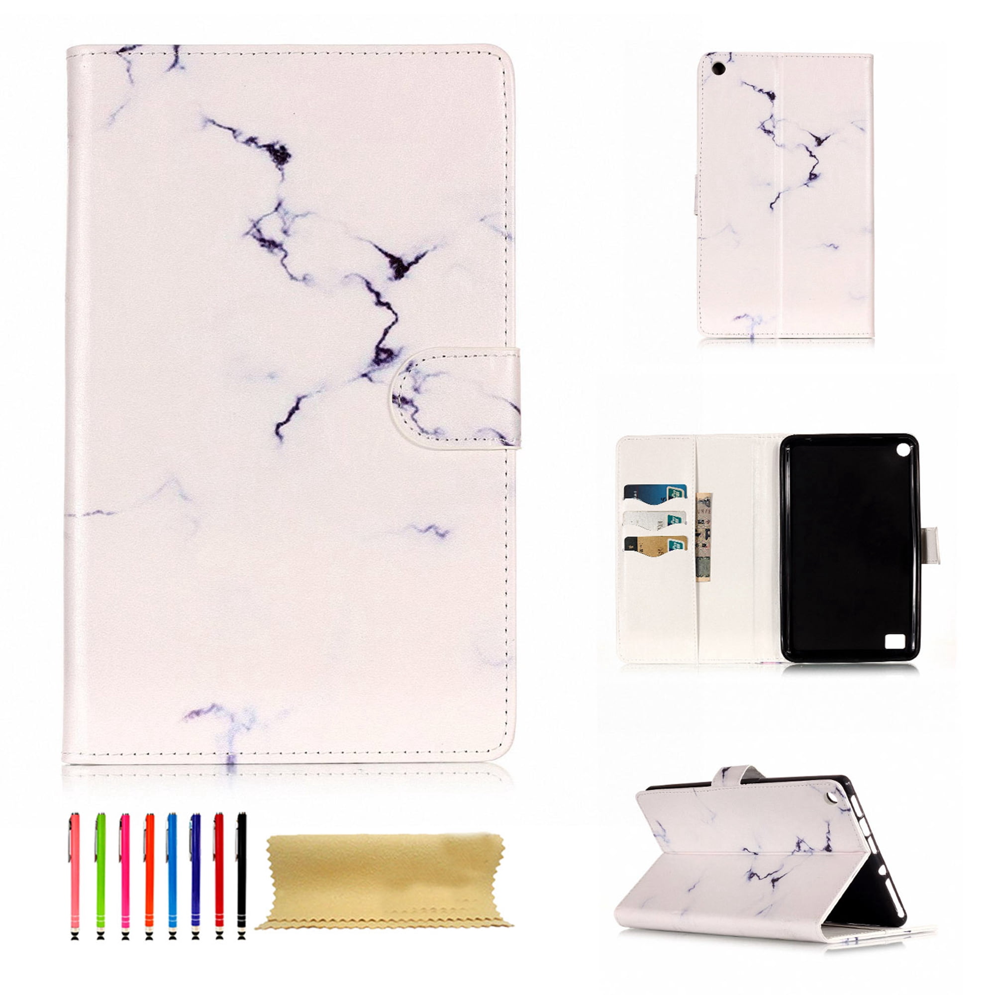 HD 10 Tablet Case, Dteck Slim Flip Folio PU Leather Stand Case Cover ...