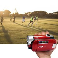 Abusyy HD 1080P 16M 16X Digital Zoom Video Camera & Recorder DV Red ...