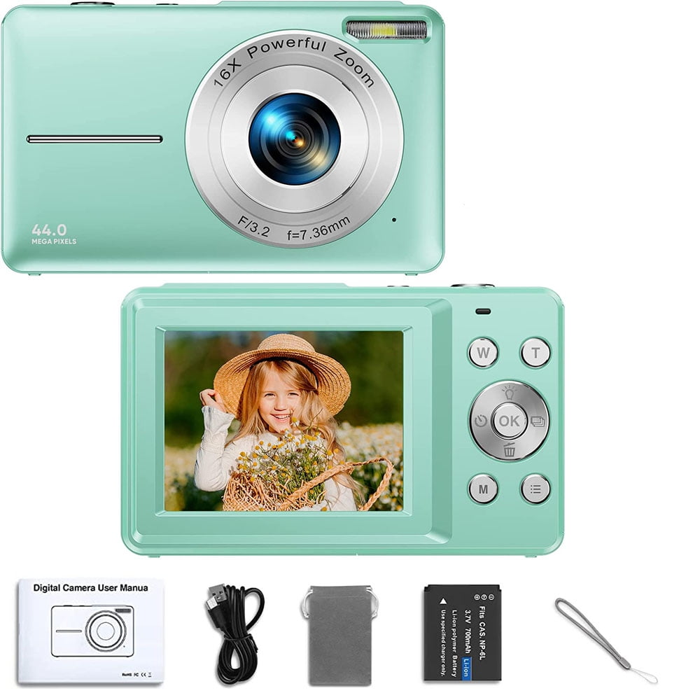 HD 1080P 2.4 inch digital Camera Rechargeable Cameras with 16x Zoom ...