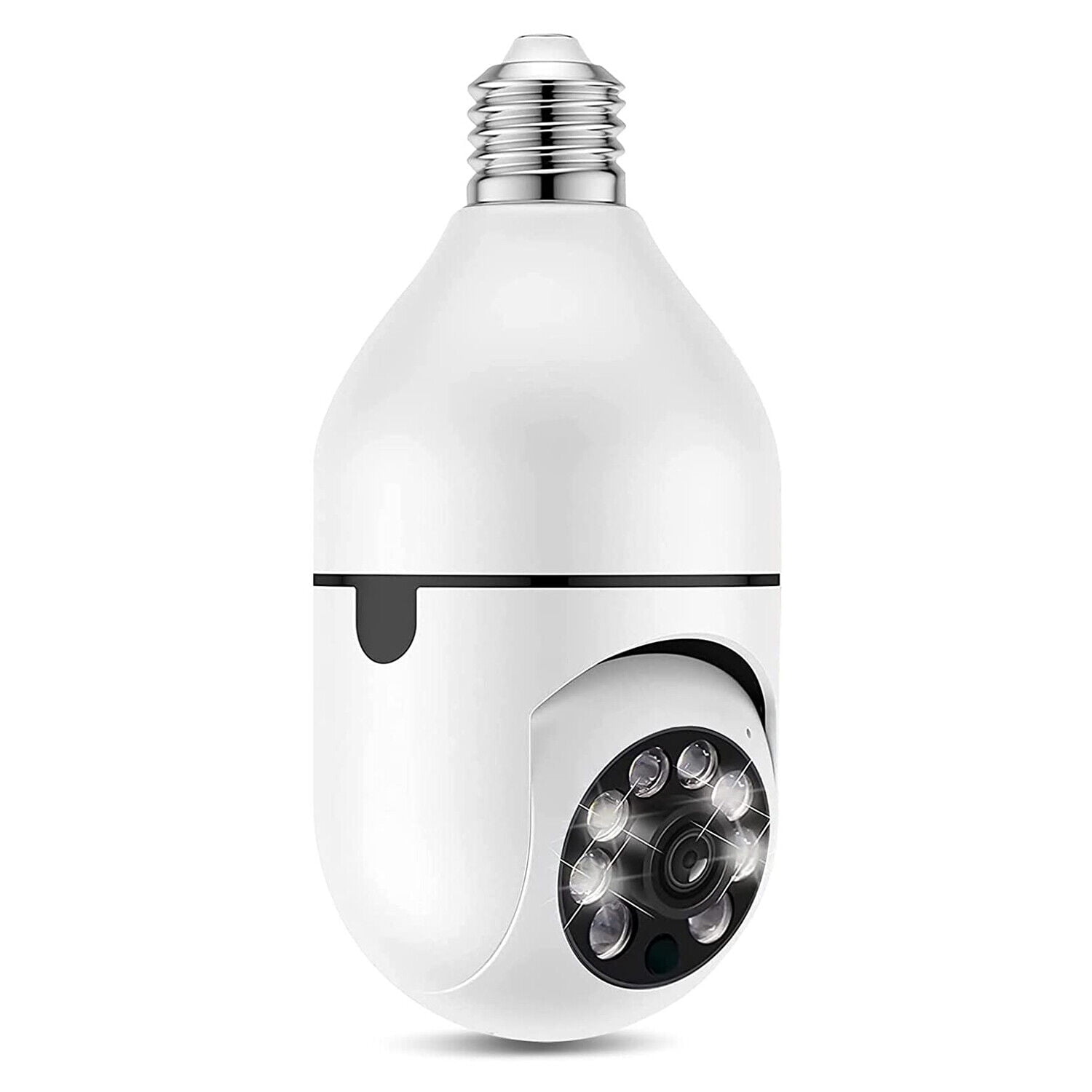 HD 1080P 5G Panoramic WiFi IP Camera E27 Light Bulb Night Vision Auto ...