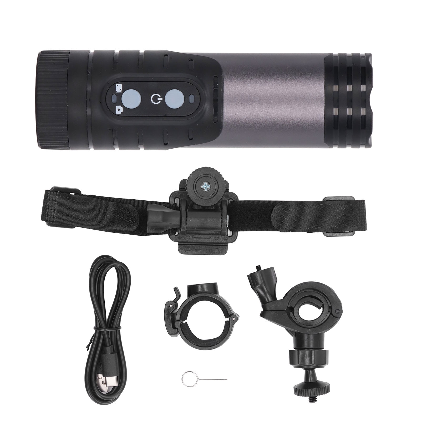 HD 1080P Bike Motorcycle Helmet Camera WiFi Flashlight Camera Anti ...