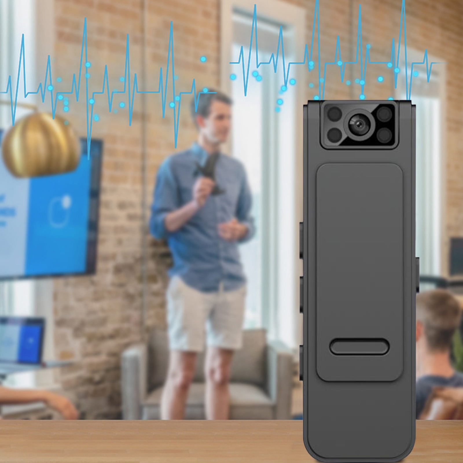 HD 1080P Portable Recorder with Magnetic Back Clip: Clear Video and ...