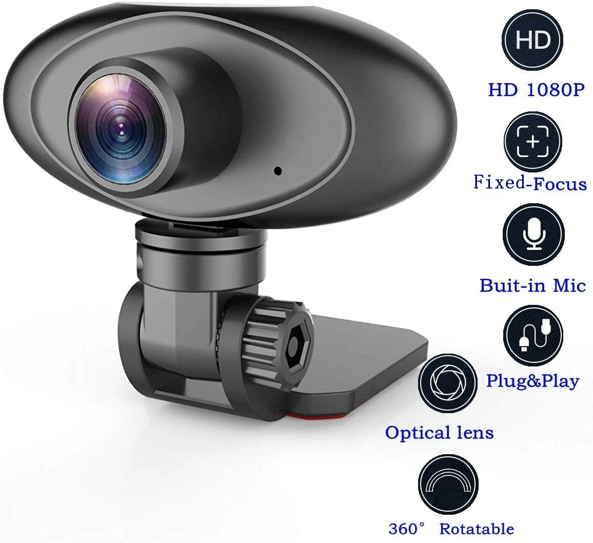 HD 1080P Webcam Noise Reducing Microphone Widescreen Rii RC100 USB ...