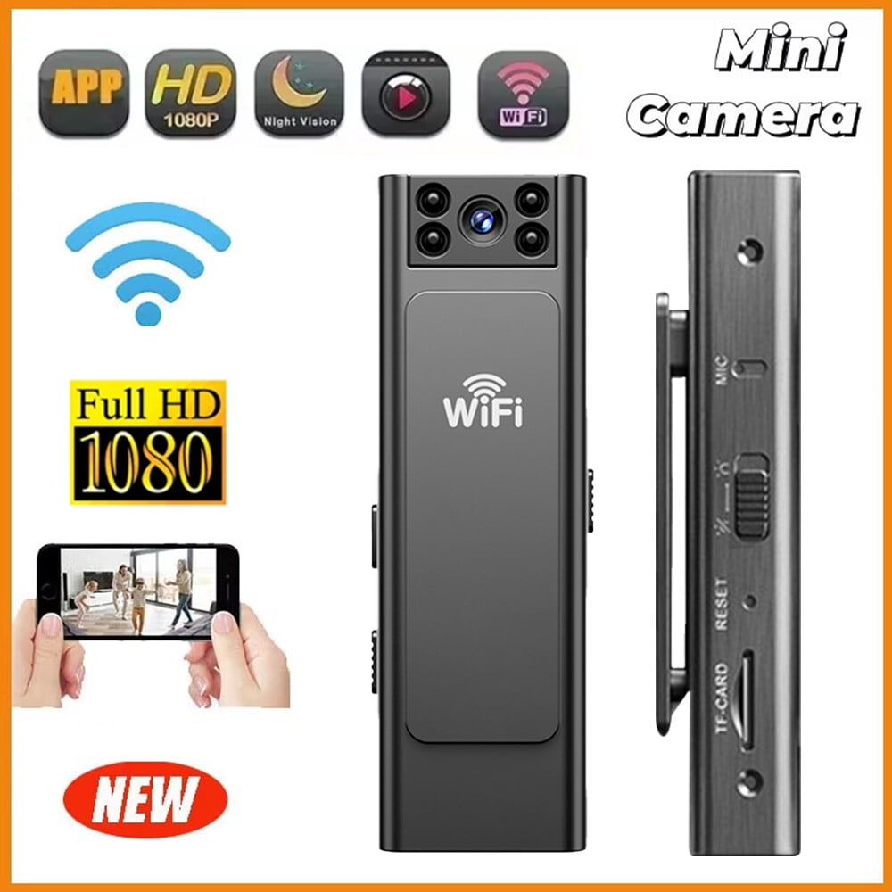HD 1080P WiFi Mini Camera Police Car Body Camera DVR Infrared Night ...