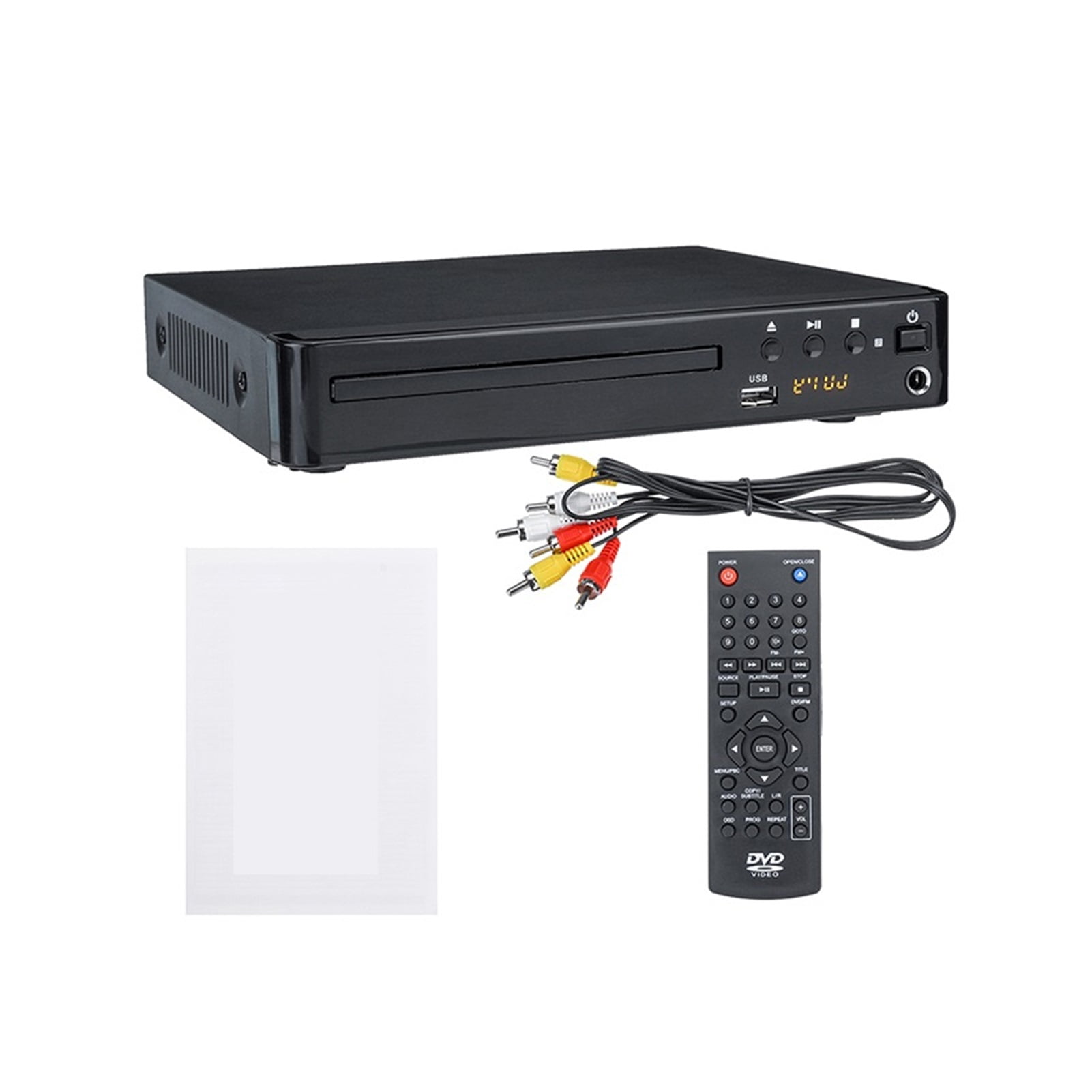 HD 1080P With AV Cable Media DVD Player For TV Music 5.1 Surround Sound ...