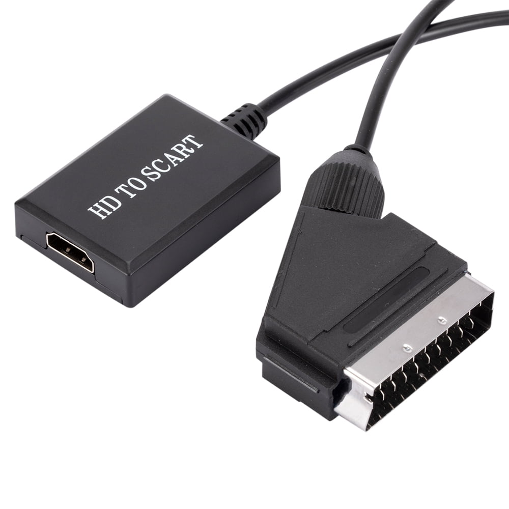 HD 1080p Hdmi-compatible Input To Scart Video Output Audio Converter ...