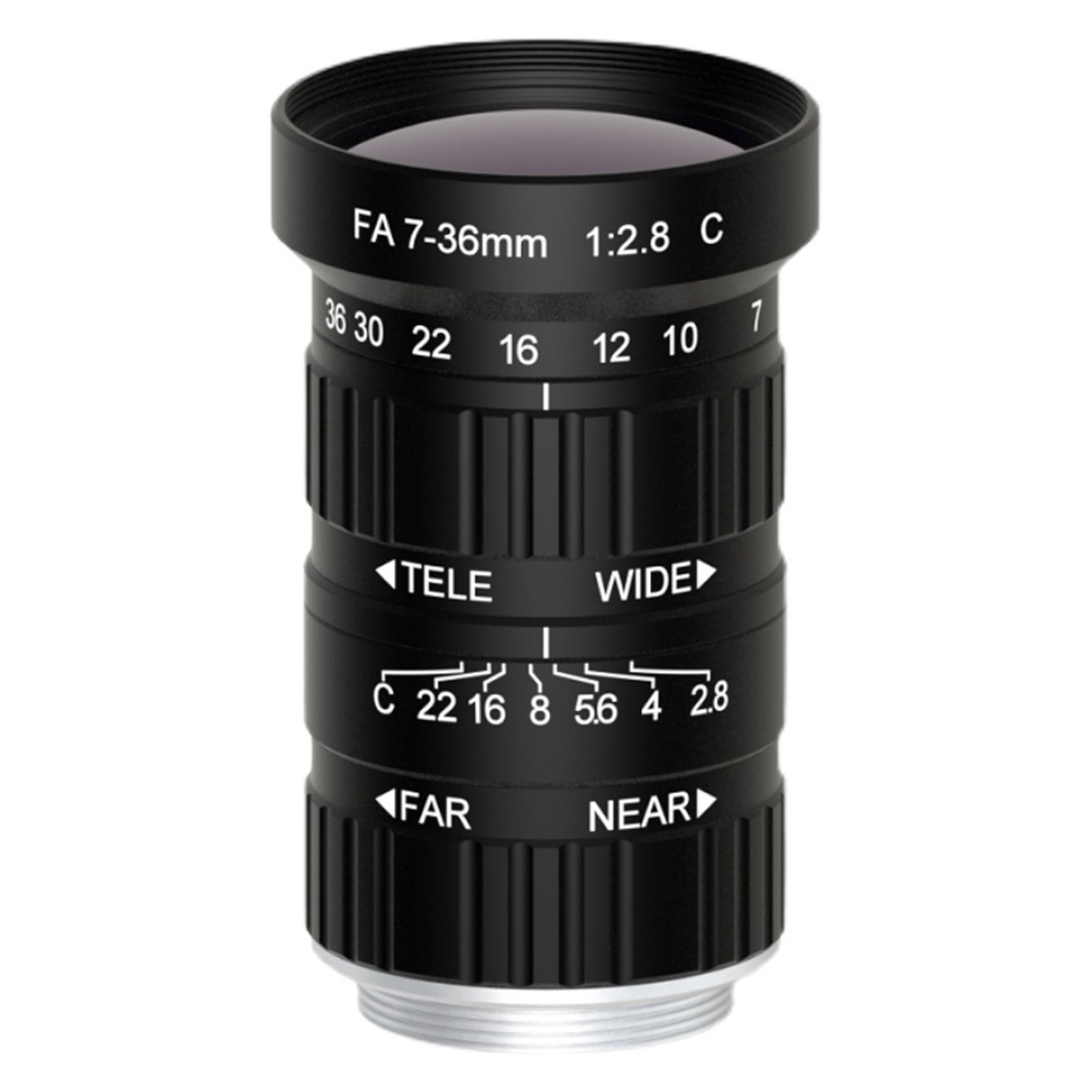 HD 5MP Zoom 7-36mm C-Mount Industrial Lens Without Distortion ...