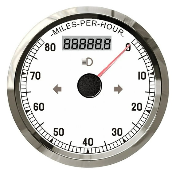 HD 85mm GPS Speedometer 150kmh 80kmh Speed Gauge Digital Odometer ATV ...